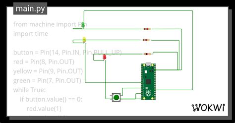 Traffic Light Project Wokwi Esp32 Stm32 Arduino Simulator