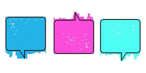 Pixel Dialog Vector Art Icons And Graphics For Free Download