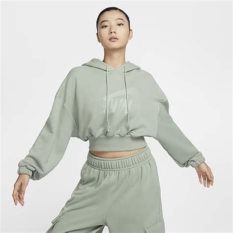 Womens Cropped Hoodies Nike In