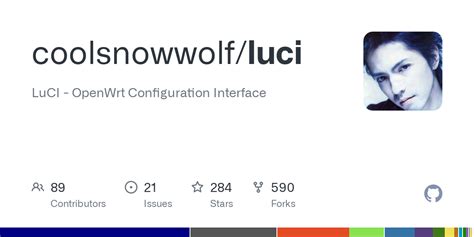 Github Coolsnowwolfluci Luci Openwrt Configuration Interface