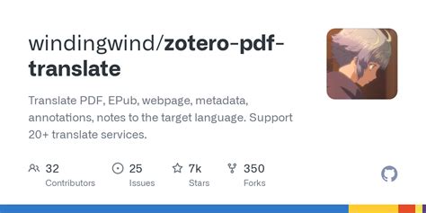 GitHub Windingwind Zotero Pdf Translate Translate PDF EPub Webpage