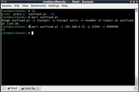Tcp Syn Flooding Attack Using Perl Script Synflood Download Scientific Diagram