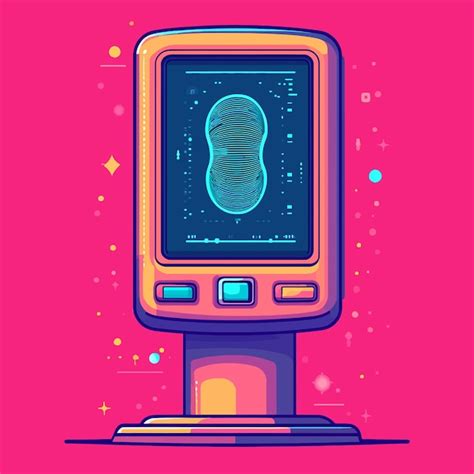 Adorable Biometric Authentication Cartoon Concept Vector Illustration Premium Ai Generated Vector