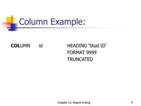 Ppt Chapter Twenty One Producing Readable Output Powerpoint