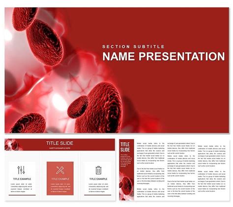 Blood Analysis Powerpoint Template Presentation Imaginelayout Com My