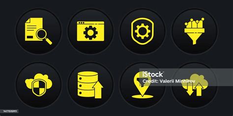 클라우드 및 쉴드 차트가있는 판매 퍼널 서버 데이터 웹 호스팅 위치 판매 쉴드 설정 기어 브라우저 다운로드 업로드 및 문서 검색