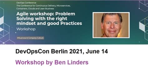 Agile Workshop Problem Solving With The Right Mindset And Good Practices Ben Linders