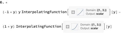 Interpolation Numerical Integration Of An Interpolating Function With