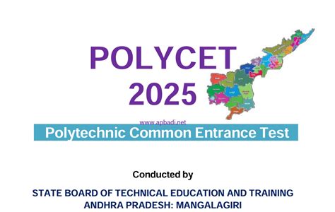 AP POLYCET Notification 2025 Online Application APBADI NET