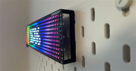 Pimoroni Galactic Unicorn Skadis Mount By Bearthatcodes Download Free Stl Model