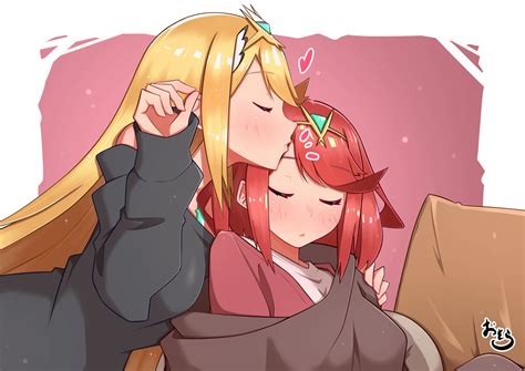Mythra Wishing Pyra Goodnight Ragau01 R Xenoblade Chronicles