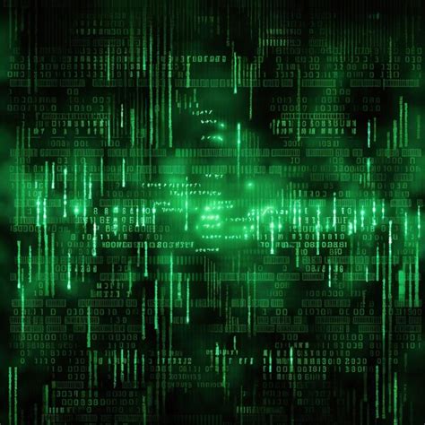 Premium Ai Image Digital Binary Code Background