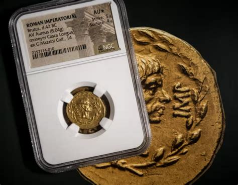 카이사르 암살한 브루투스 새겨진 희귀 로마 동전 30억원에 팔려