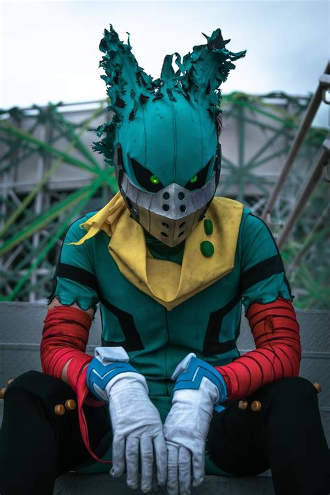 File For Download Pdf Dark Deku Mask Etsy Deku Mask Cosplay