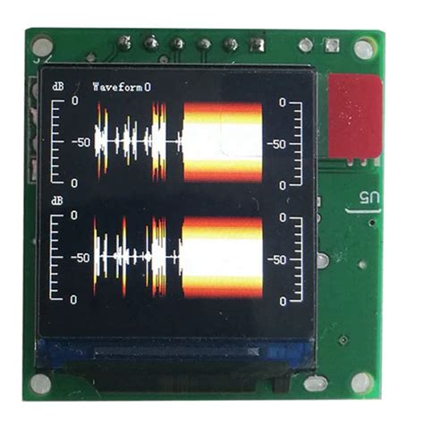 Music Spectrum Display Analyzer Inch LCD MP Power Amplifier Audio Level Indicator Rhythm