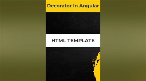 Decorators In Angular Decorators Coding Angulartraining