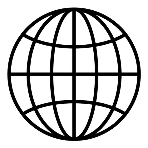 Premium Vector Globe Vector Illustration Style