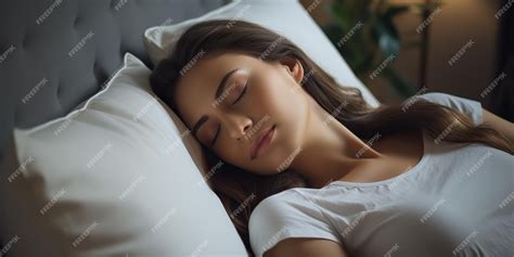 Premium Photo Ai Generated Ai Generative Woman Female Girl Sleeping