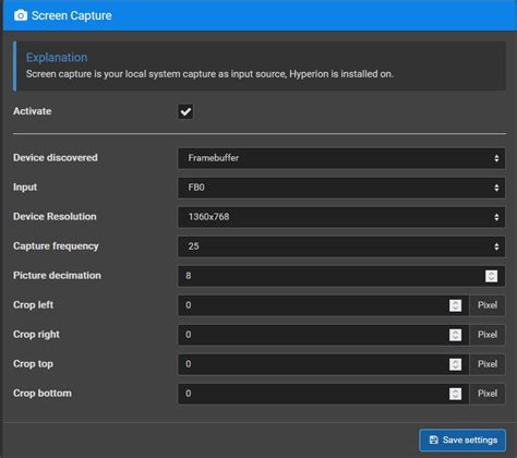Rpi3 Libreelec Screen Capture Not Working Bug Reports Hyperion Project Forum