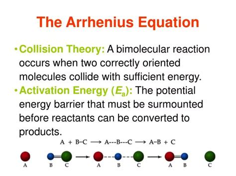 Ppt The Arrhenius Equation Powerpoint Presentation Free Download Id 1115664