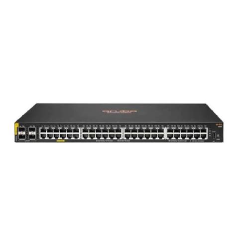 Compuzone Switch Administrable Hpe Aruba 6000 48g Class4 Con 48 Puertos Gigabit Poe 370w 4
