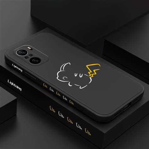 Capa De Silicone L Quido Com Estampa Lateral Para Xiaomi Mi Poco M F X X M Pro G Shopee