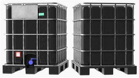 Ibc Container 1000 Litres Uv Resistant 3d Model 39 Obj Lxo Ma Max Fbx C4d Blend 3ds