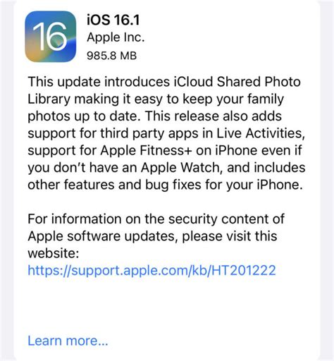 5 Things To Know About The IOS 16 1 Update