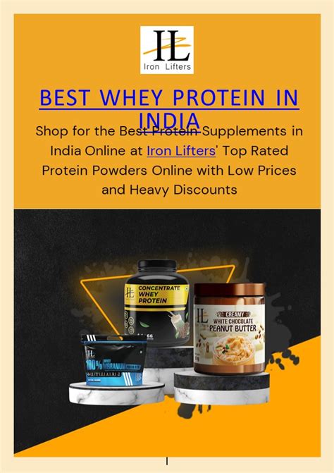 Ppt Best Whey Protein In India Iron Lilters Powerpoint Presentation