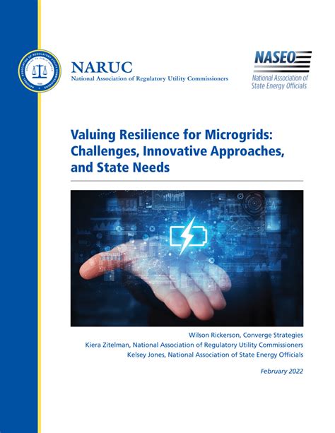 Pdf Valuing Resilience For Microgrids Challenges Innovative Approaches And State Needs