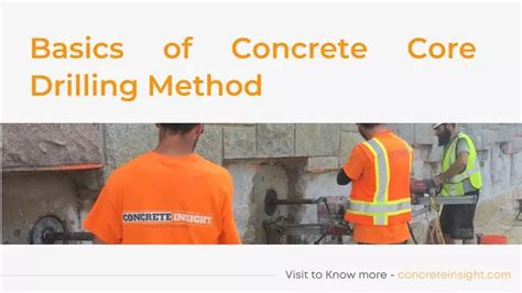PPT Basics Of Concrete Core Drilling Method PowerPoint Presentation Free Download ID 11028310