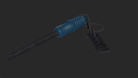 Blender 喷火枪3d模型素材资源免费下载 Blender3d模型库