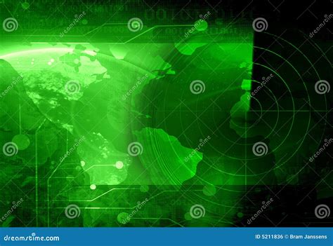 Radar Screen Background Animation With Scanning Movement Seamless Loop Animation Rotating