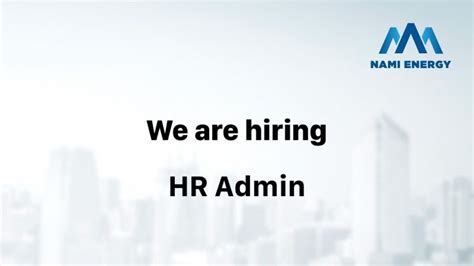 Nguyen Thi Minh Giang On Linkedin My Friend Is Looking For Hr Admin