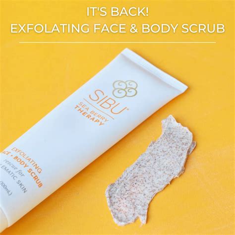 The Sibu Sea Buckthorn Exfoliating Face And Body Scrub Is Back Sibu Seaberry