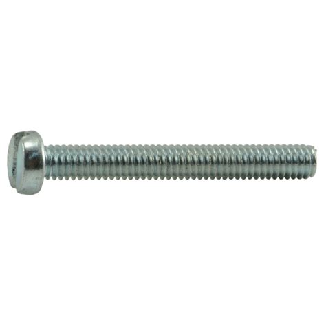 25mm 045 X 20mm Zinc Plated Class 48 Steel Coarse Thread Slotted Pa