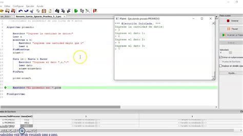 Calcular Un Promedio De Notas Pseint Youtube Gambaran