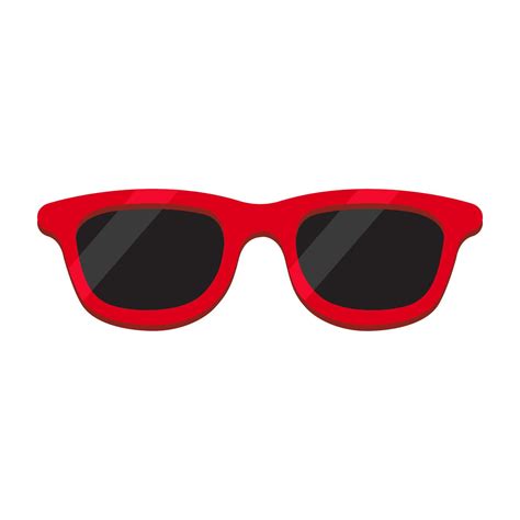 Red Frame Sunglass 4557366 Vector Art At Vecteezy