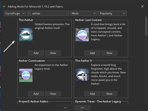 Show Mods For The Current Major Minecraft Version Doesnt Work On Curseforge · Issue 647