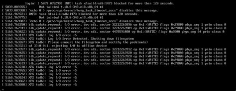 Xfs Filesystem Issue Rredhat