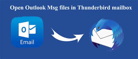How Can I Open Outlookmsg Files In Thunderbird Mailbox Full Guide