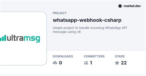 Whatsapp Webhook Csharp Ecosystem Directory Marketdev