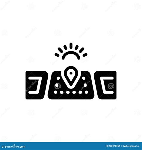 Black Solid Icon For Subdivision Branch And Subsection Stock Illustration Illustration Of