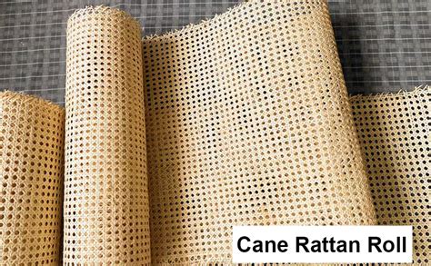 1 Roll Caning Material66ft X 158inch Pe Plastic Rattan Cane Webbing