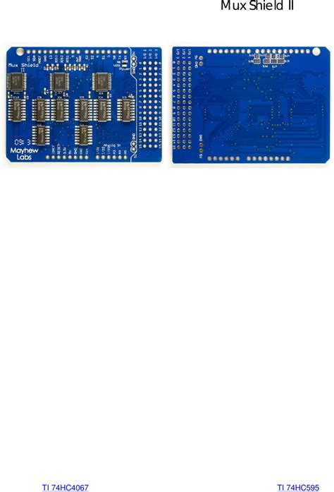 Sparkfun Electronicsが提供するmux Shield Ii Guideのデータシート Digikey