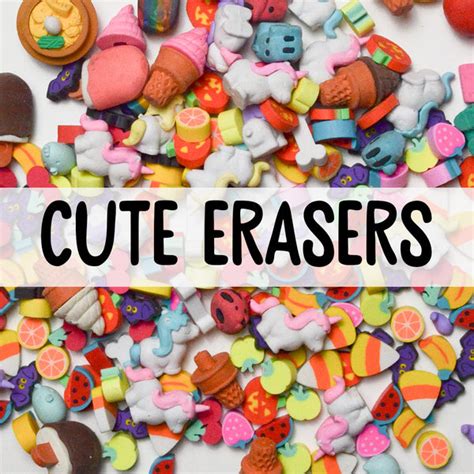 Cute Erasers Make And Mend
