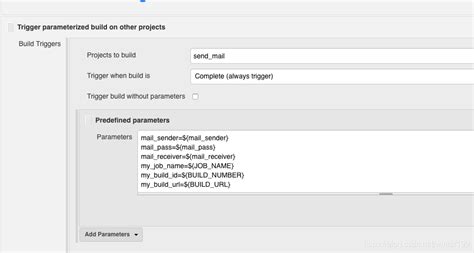 Jenkins Job 之间传递参数jenkins Job间传参数 Csdn博客