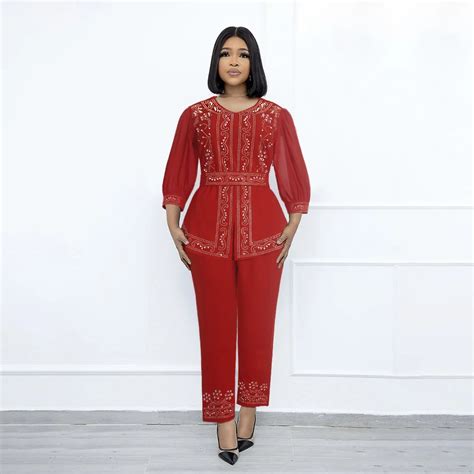 Md африканская одежда больших размеров для женщин новинка 2024 Дашики топы с бриллиантами