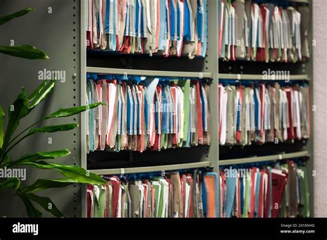 File Storage In Office Stock Photo Alamy