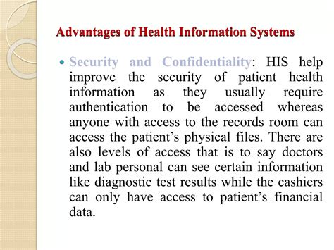 Health Information Systems His Pptx